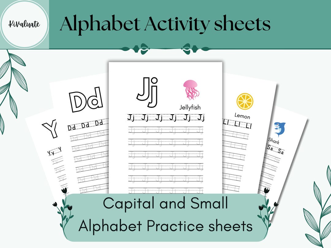 Montessori Capital Letters Tracing Workbook | Prek & Kindergarten Fun ...