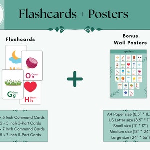 26 Alphabets Cards, ABC Flashcards Set, Alphabet Cue Pack, Digital ...