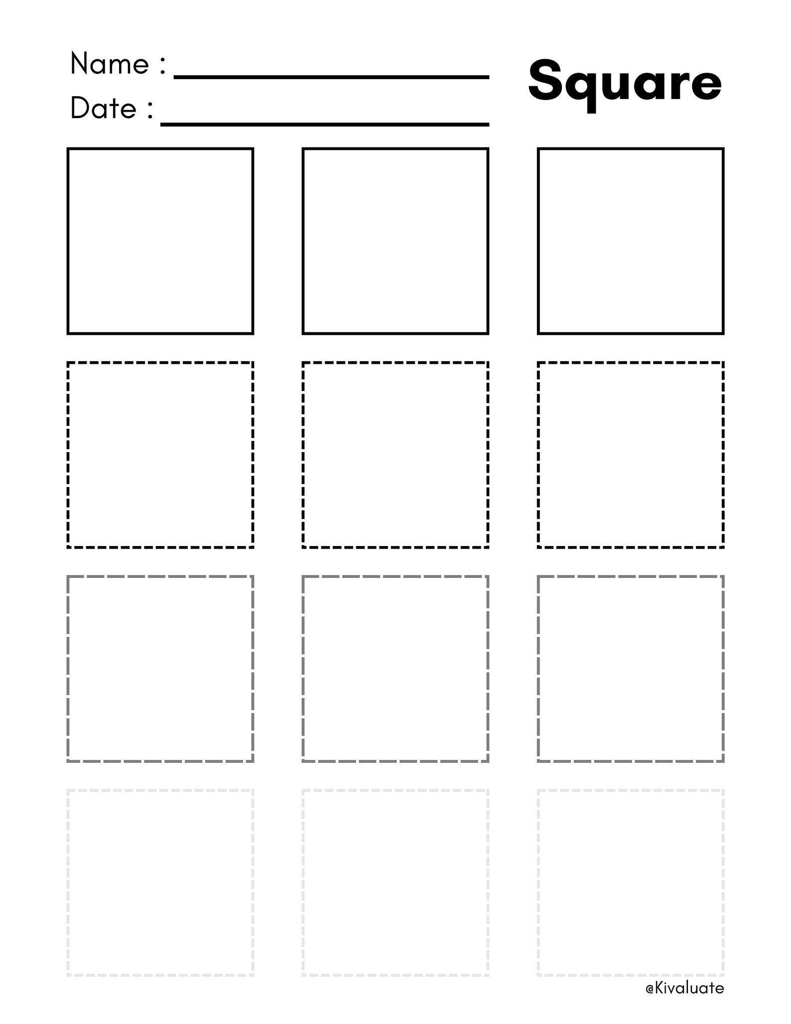 15 Shapes Tracing Sheets for Kids: Learn & Practice With 16 Fun ...