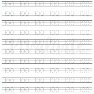 Number Tracing Bundle | 220+ Numbers Worksheets 1-100 | Pre K Printable ...