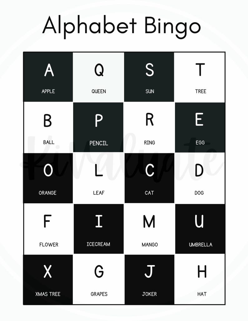 Alphabet Matching Cards for Kids Interactive ABC Learning Game, Bonus ...