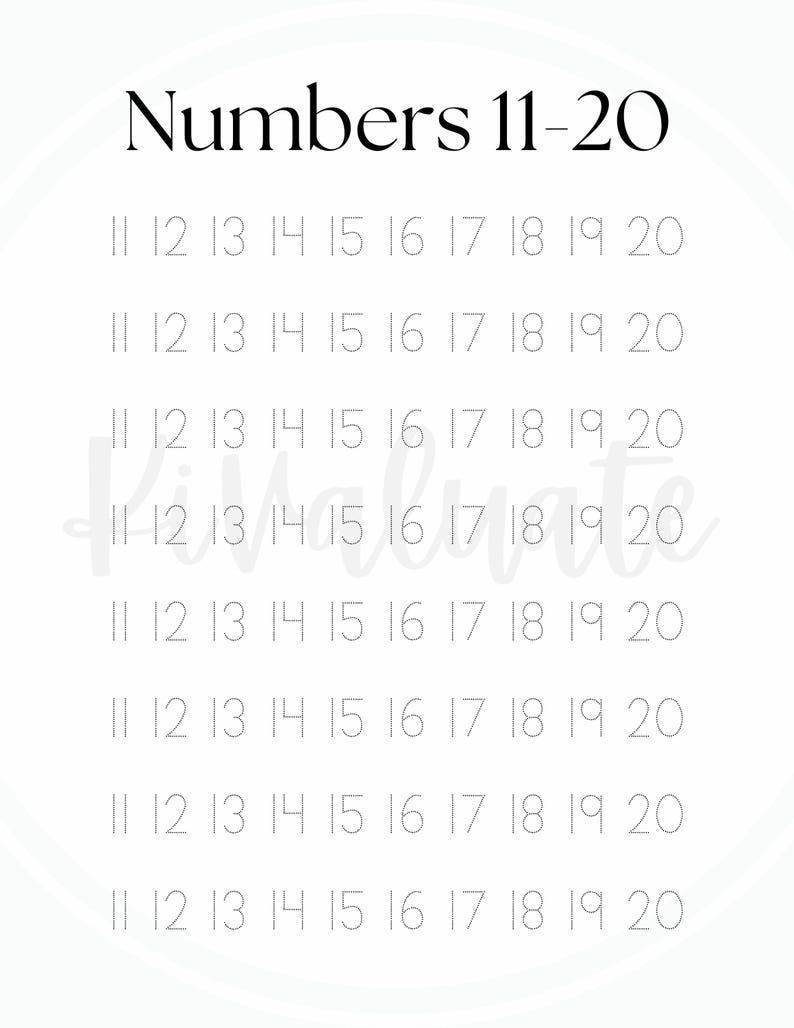 Number Tracing Bundle | 220+ Numbers Worksheets 1-100 | Pre K Printable ...