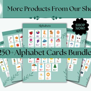 Alphabet Digital Flash Cards, Early Literacy, Interactive Learning ...