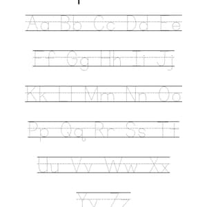 Numbers Tracing Sheets 1-100, Lined & Unlined, Plus Bonus Alphabet ...