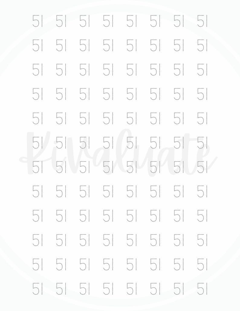 Number Tracing Bundle | 220+ Numbers Worksheets 1-100 | Pre K Printable ...