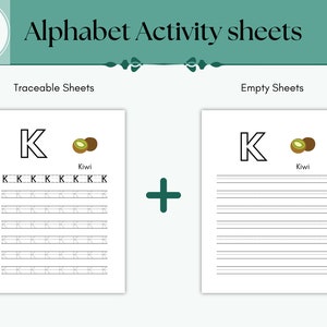 Montessori Capital Letters Tracing Workbook: Pre-k and Kindergarten ...