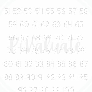 Number Tracing Worksheets for Kids 1-100, Printable Math Practice ...
