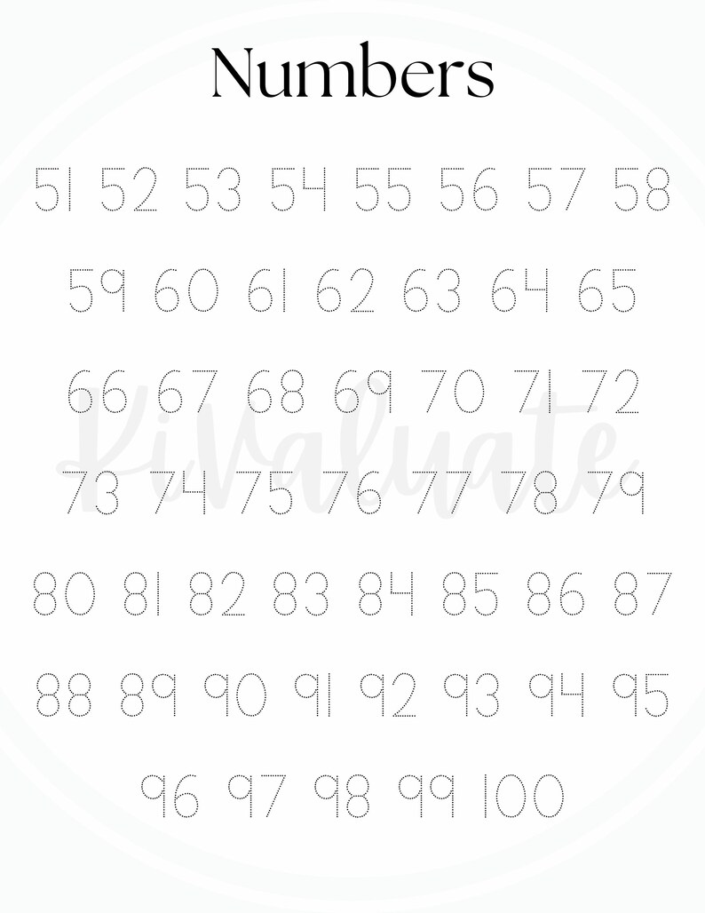 Number Tracing Bundle | 220+ Numbers Worksheets 1-100 | Pre K Printable ...