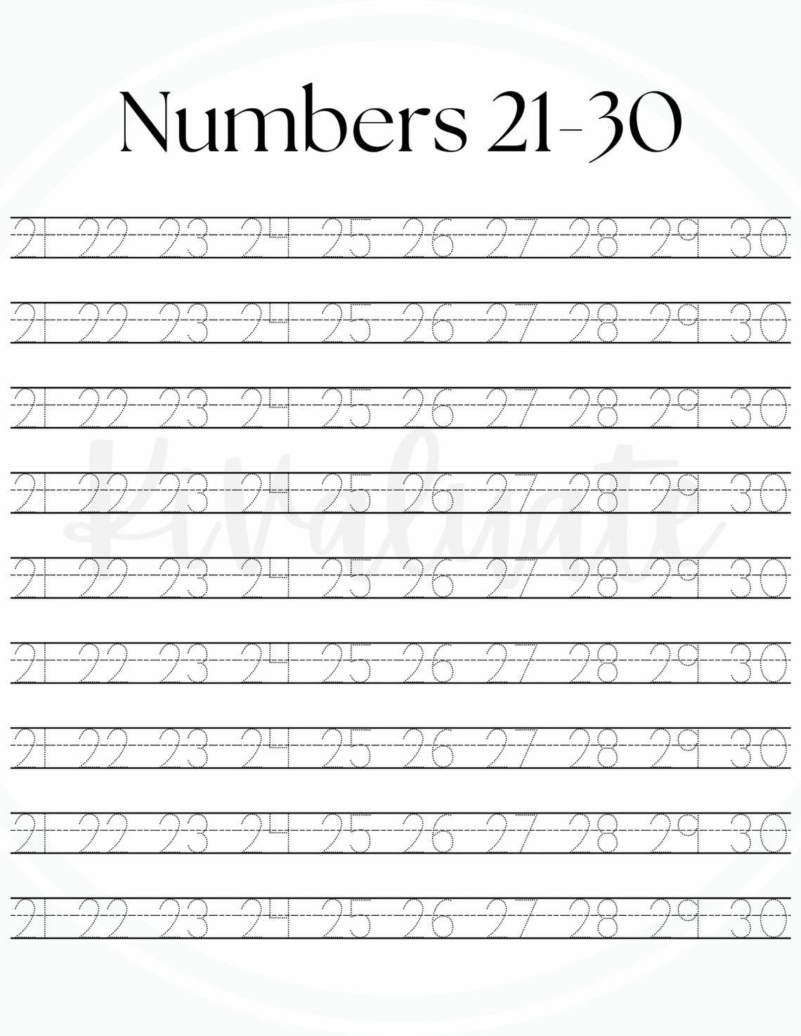 Number Tracing Bundle | 220+ Numbers Worksheets 1-100 | Pre K Printable ...