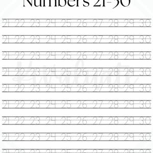 Number Tracing Bundle | 220+ Numbers Worksheets 1-100 | Pre K Printable ...