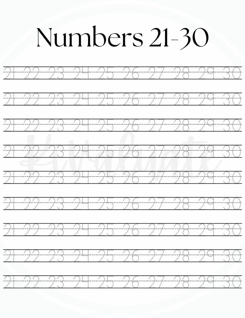 Number Tracing Bundle | 220+ Numbers Worksheets 1-100 | Pre K Printable ...