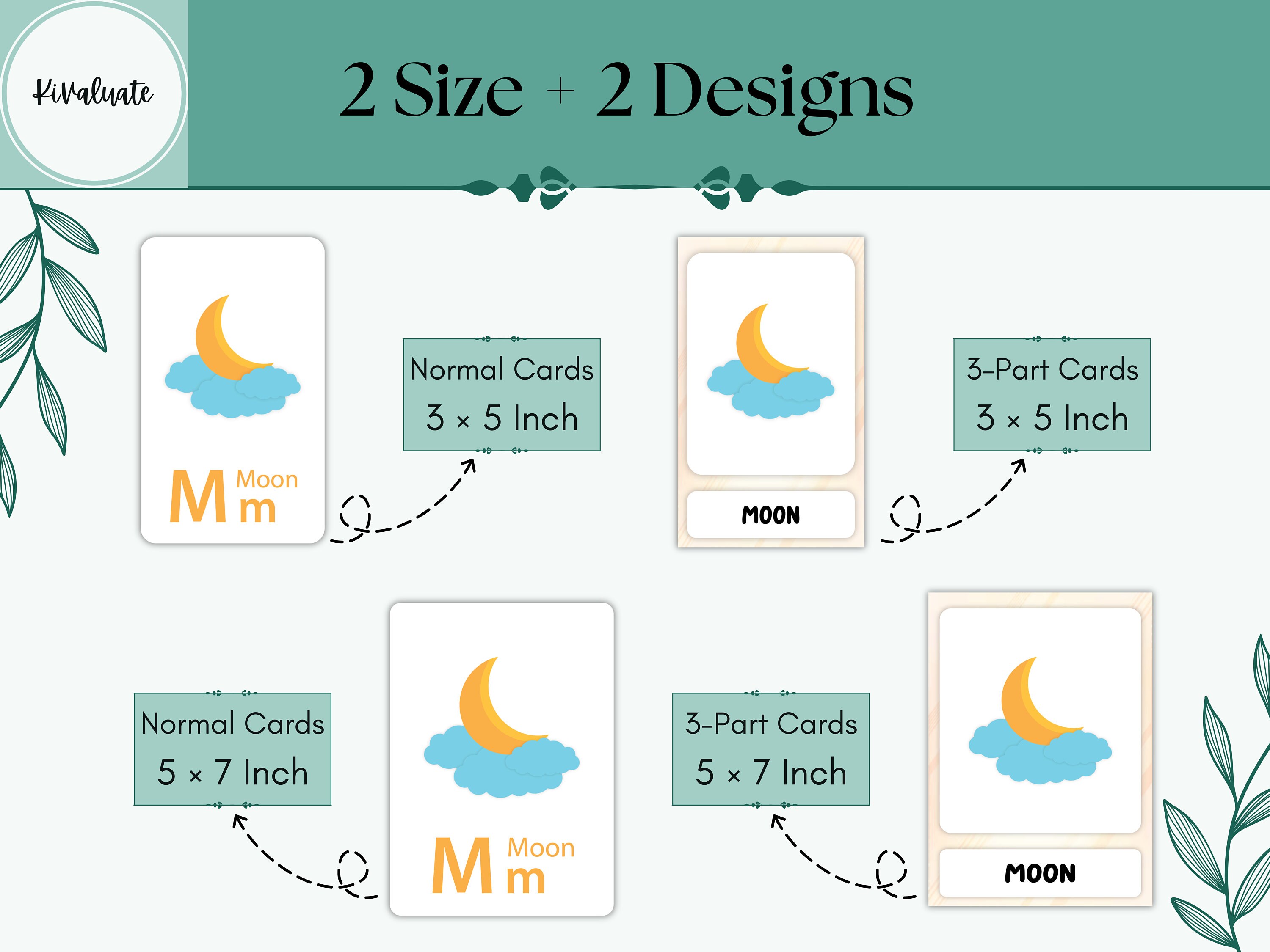 26 Alphabets Cards, ABC Flashcards Set, Alphabet Cue Pack, Digital ...