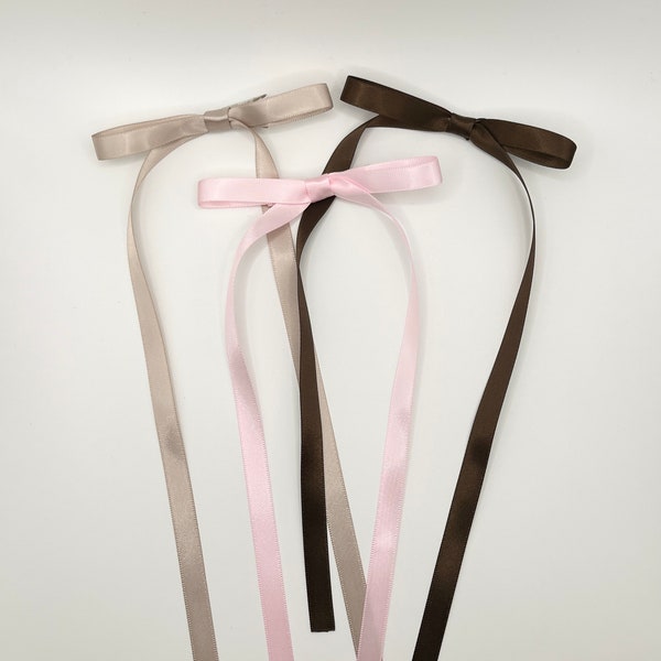 Satin Hair Ribbons for Women - Etsy