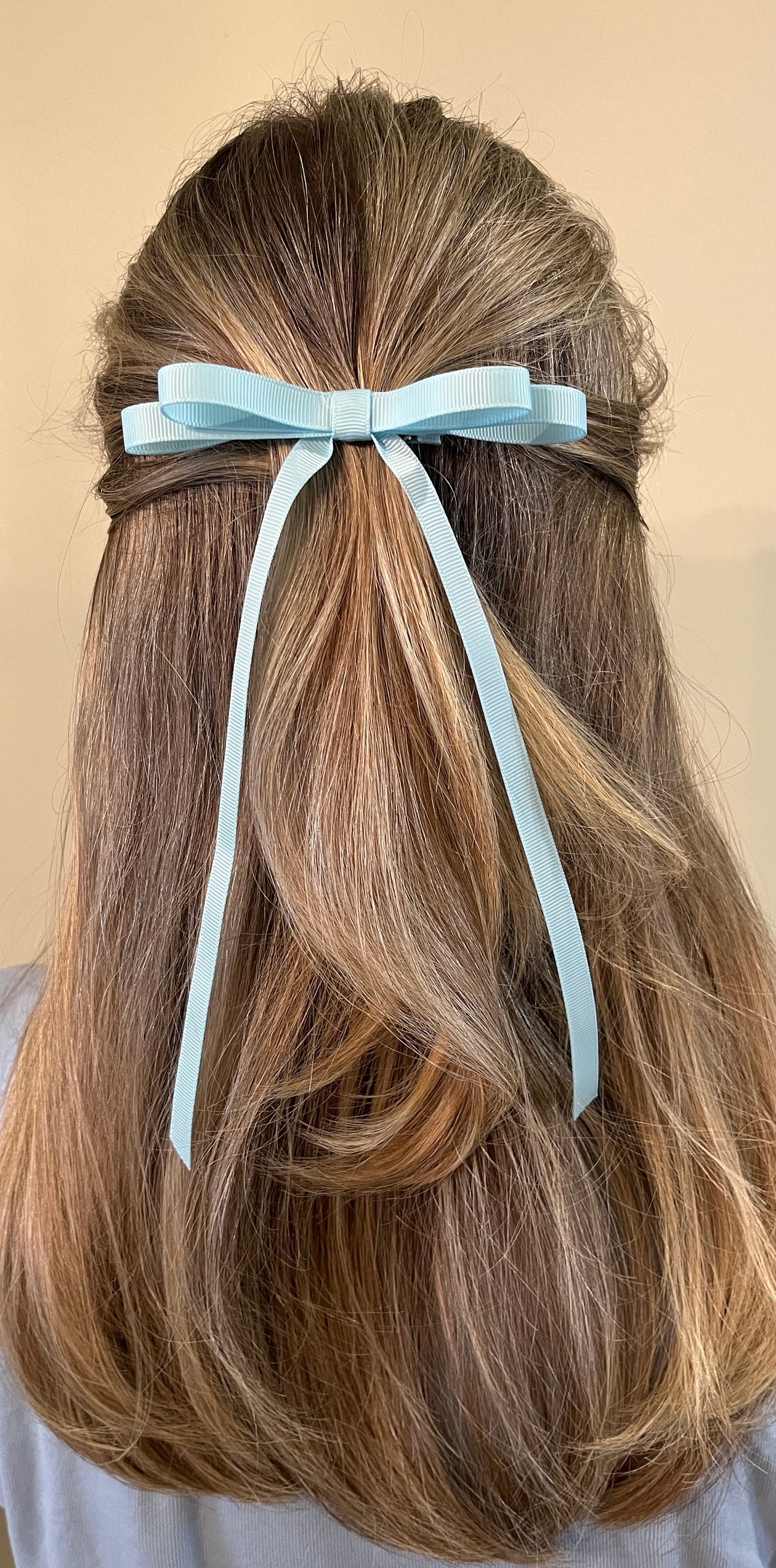 Thin Long Tail Coquette Bow, Pretty Hair Bow Clip, Girl Bow, Women Hair ...