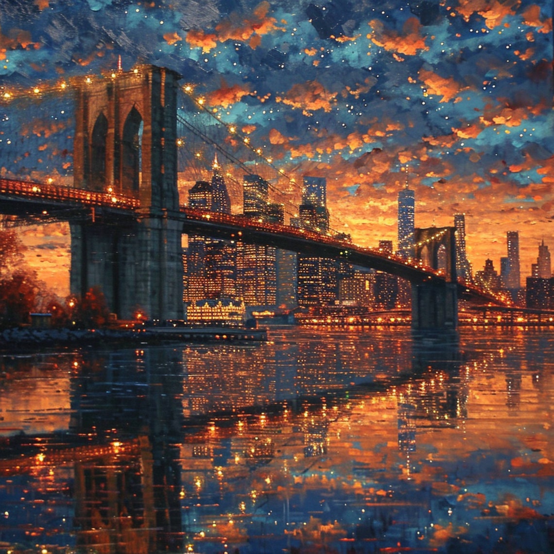 Brooklyn Bridge Art - Etsy