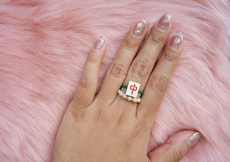 Nine Tailed Fox Deity Spelled Pearl Ring Goddess Aphrodite Spells Love Wealth Success ...