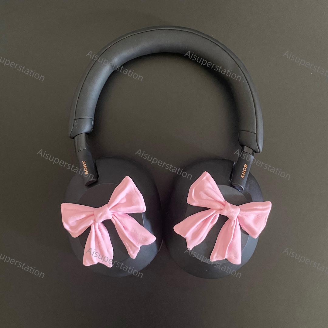 Pink Bows Sony XM5 Attachments, 2*bows Only, No Headset Included, Sony ...
