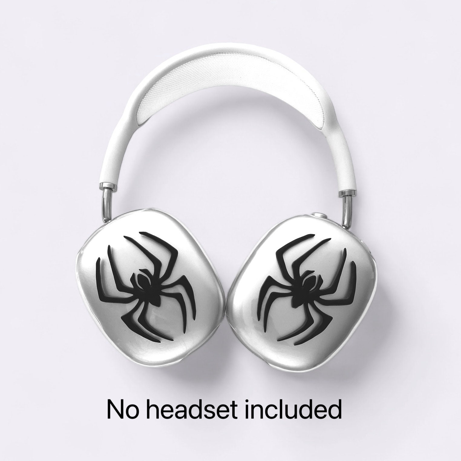 Black Metal Chrome Spider Airpods Max Covers: Cyberpunk Headphone Cases ...