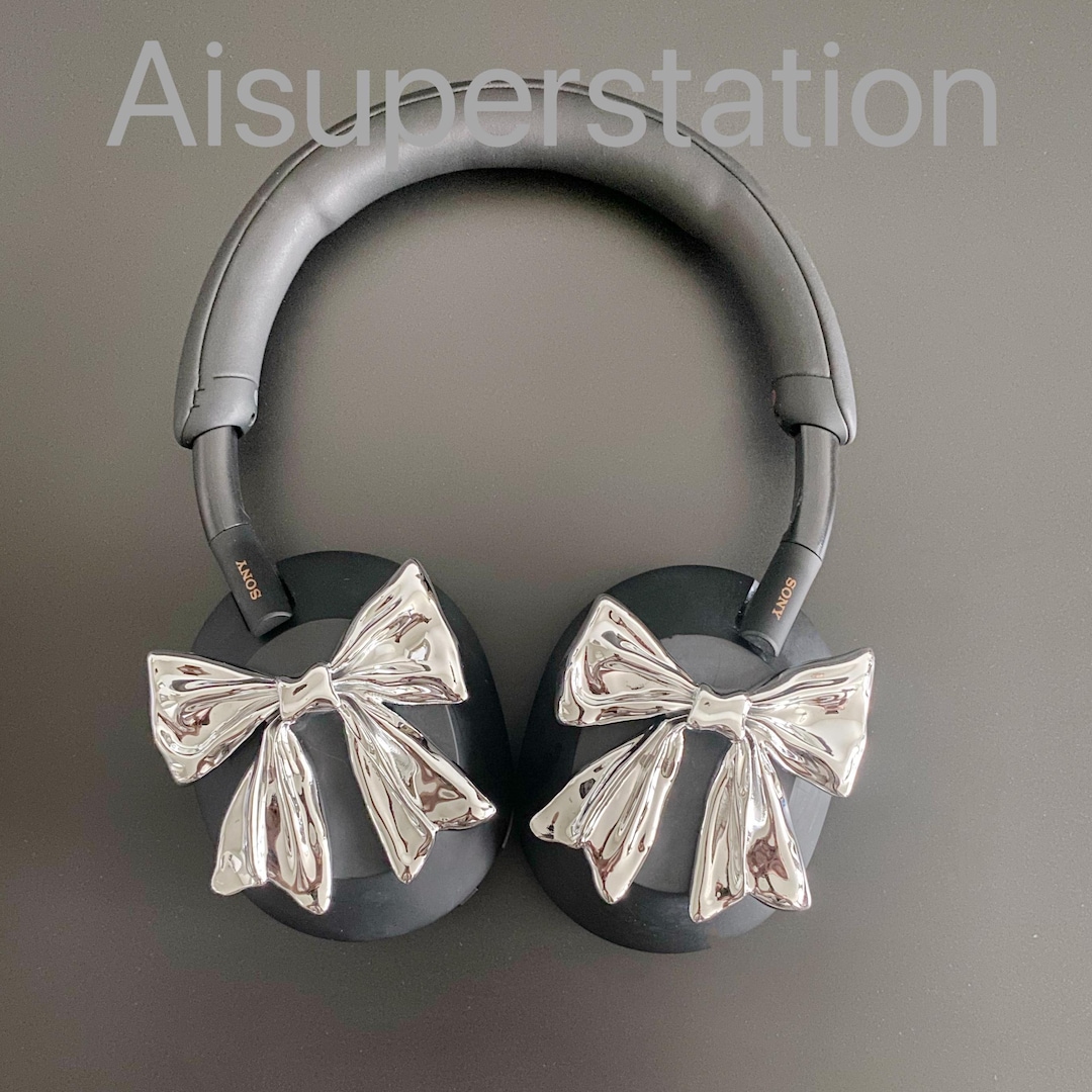 Cyberpunk Bow Headphone Attachment: Sony XM5, XM4 Accessory - Etsy UK