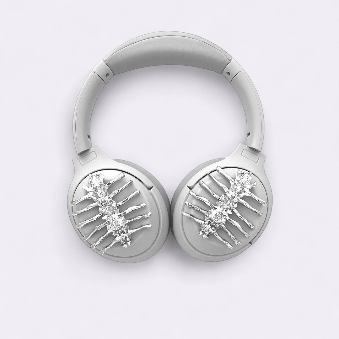 Silver Spine for Sony XM4 Attachments, Spines Only, No Headset Included ...