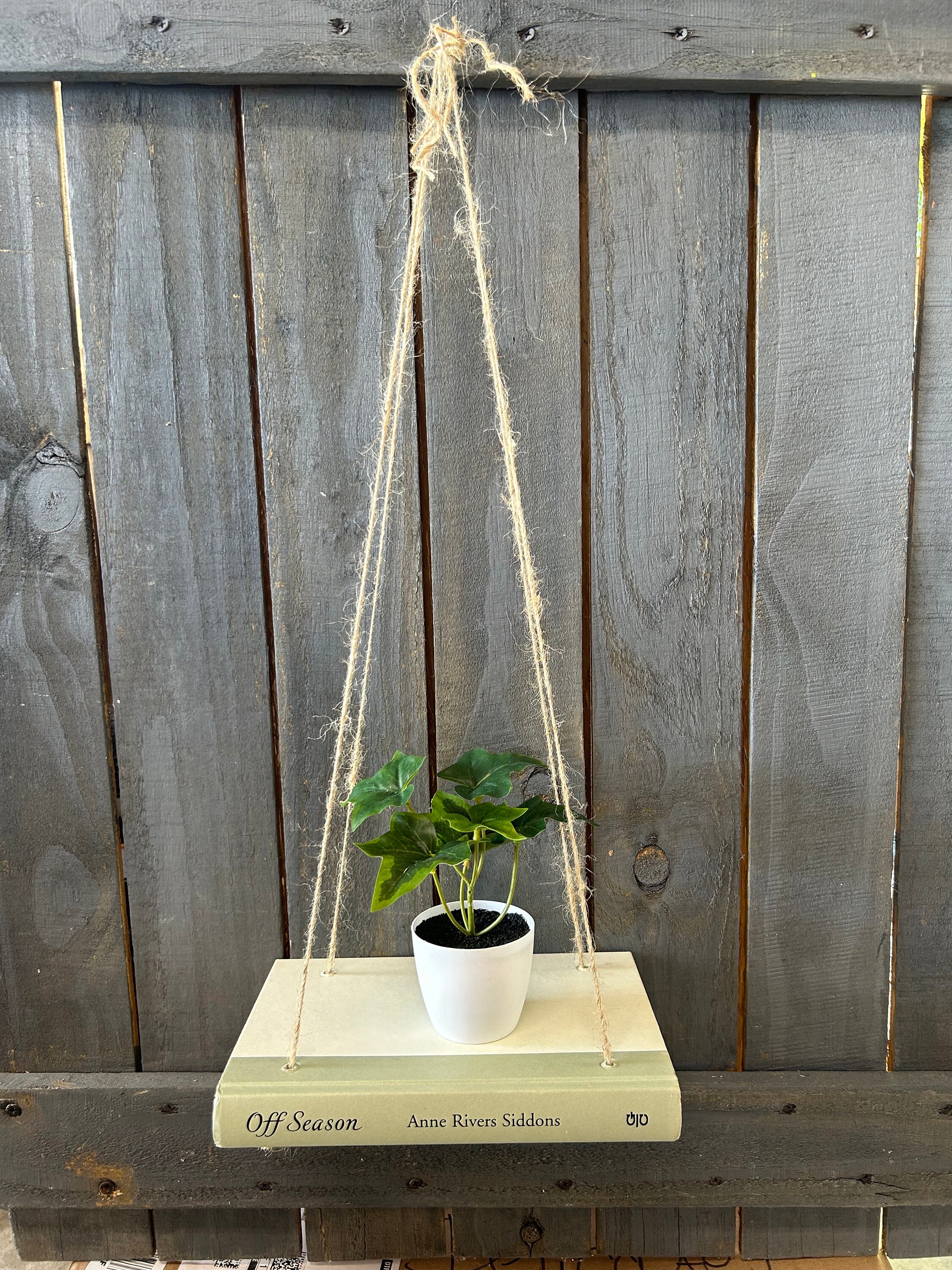 Rope Hanging Bookshelf-hanging Bookshelf-bookshelves Floating ...