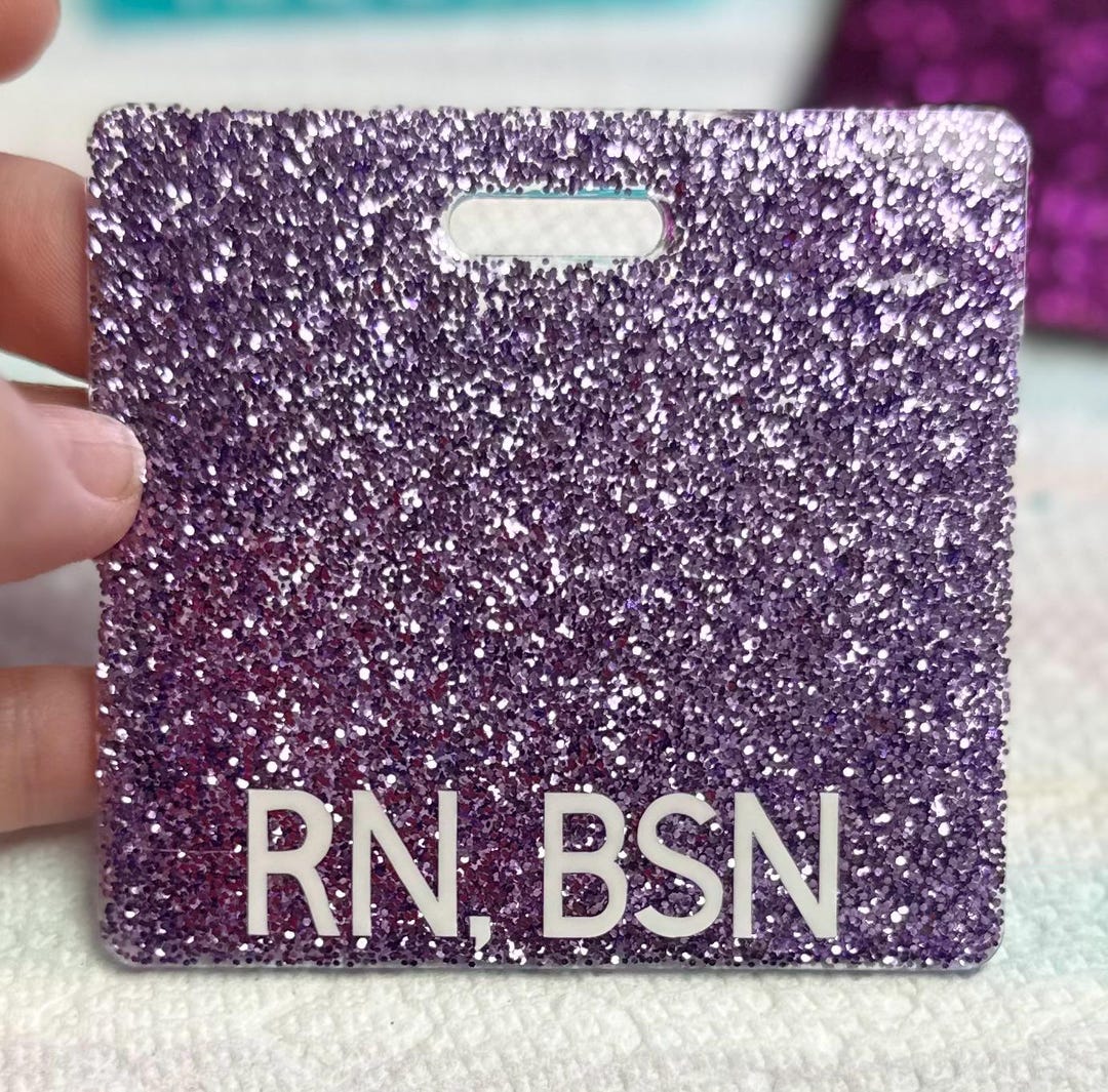 Custom Badge Buddy Personalized With Your Credentials Any Color You Can ...