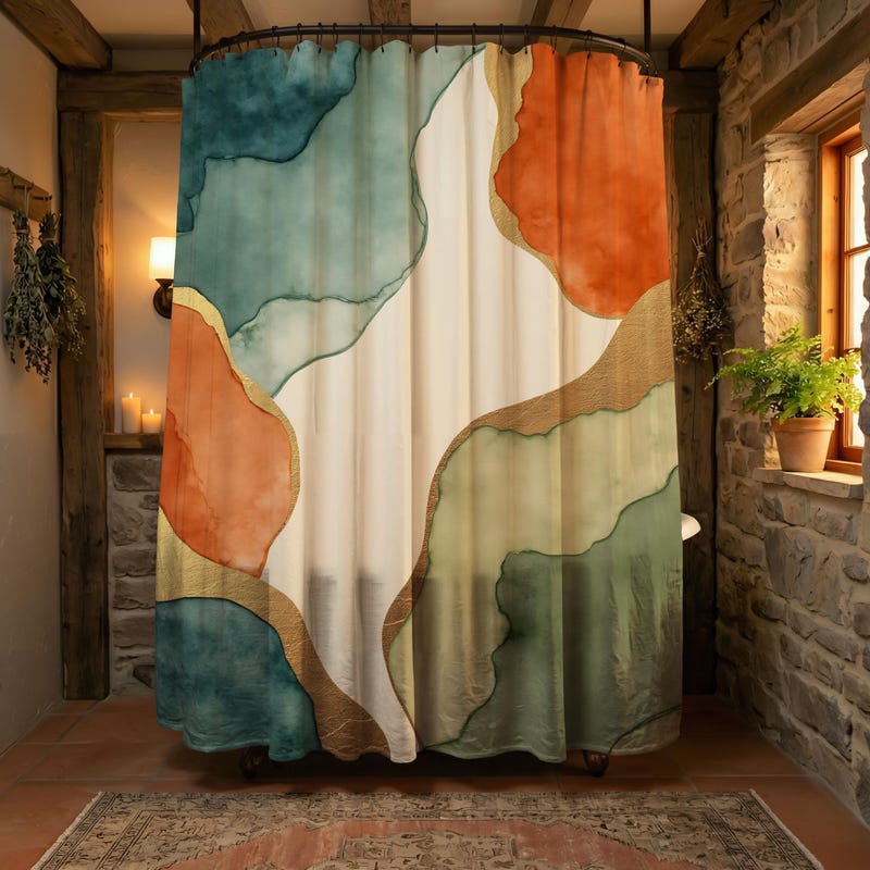 Gold Wave Curtains - Etsy