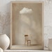 Minimal Neutral Beige Clouds Print, Japandi Home Decor, Soft Neutral ...