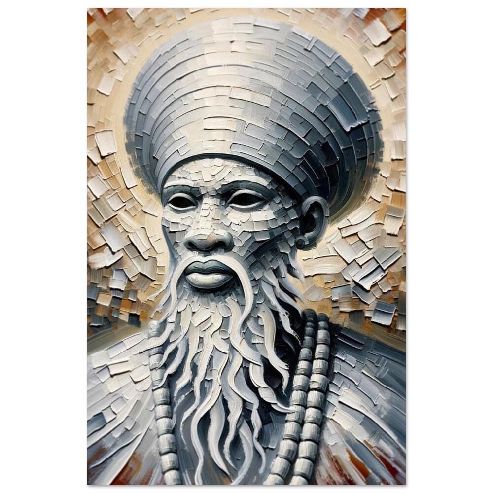 Obatala Orisha | African Wall Art | African Art Decor | Spritual IFA ...