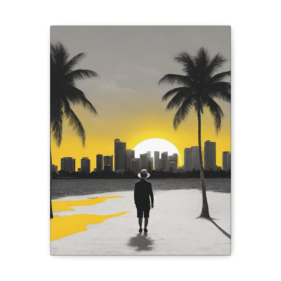 Miami Loner III | Black and White | Pop Art | Ink Sketch | Expressive ...