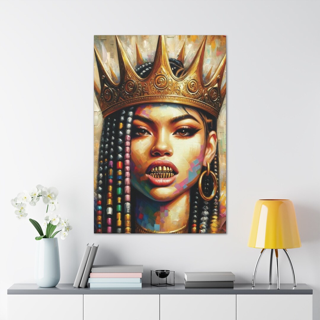 Urban Queen Suburban Queen Art 4 Bright Color Portrait Art Vibe Street ...