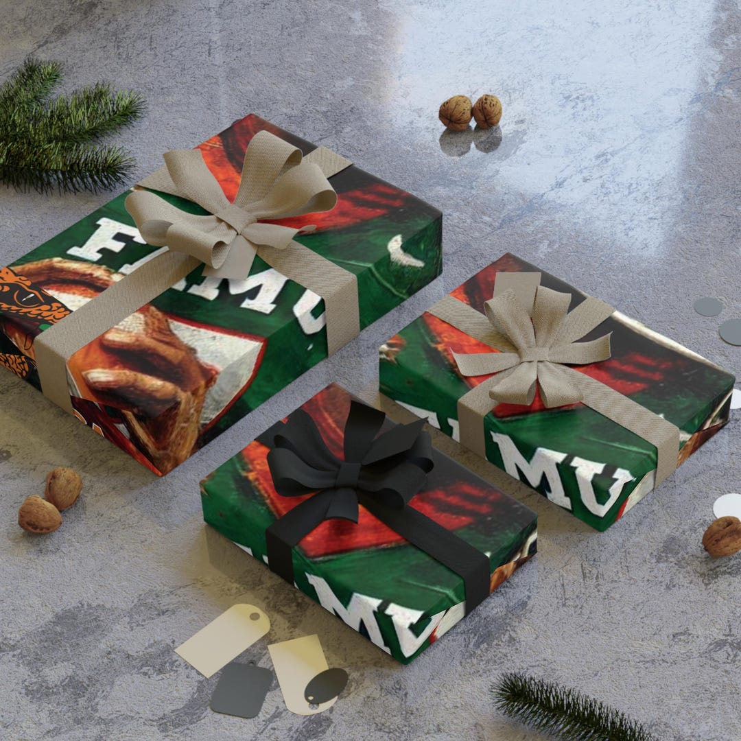 FAMU Rattler Football Gift Wrapping Paper Rolls, 1pc | Florida A&M ...