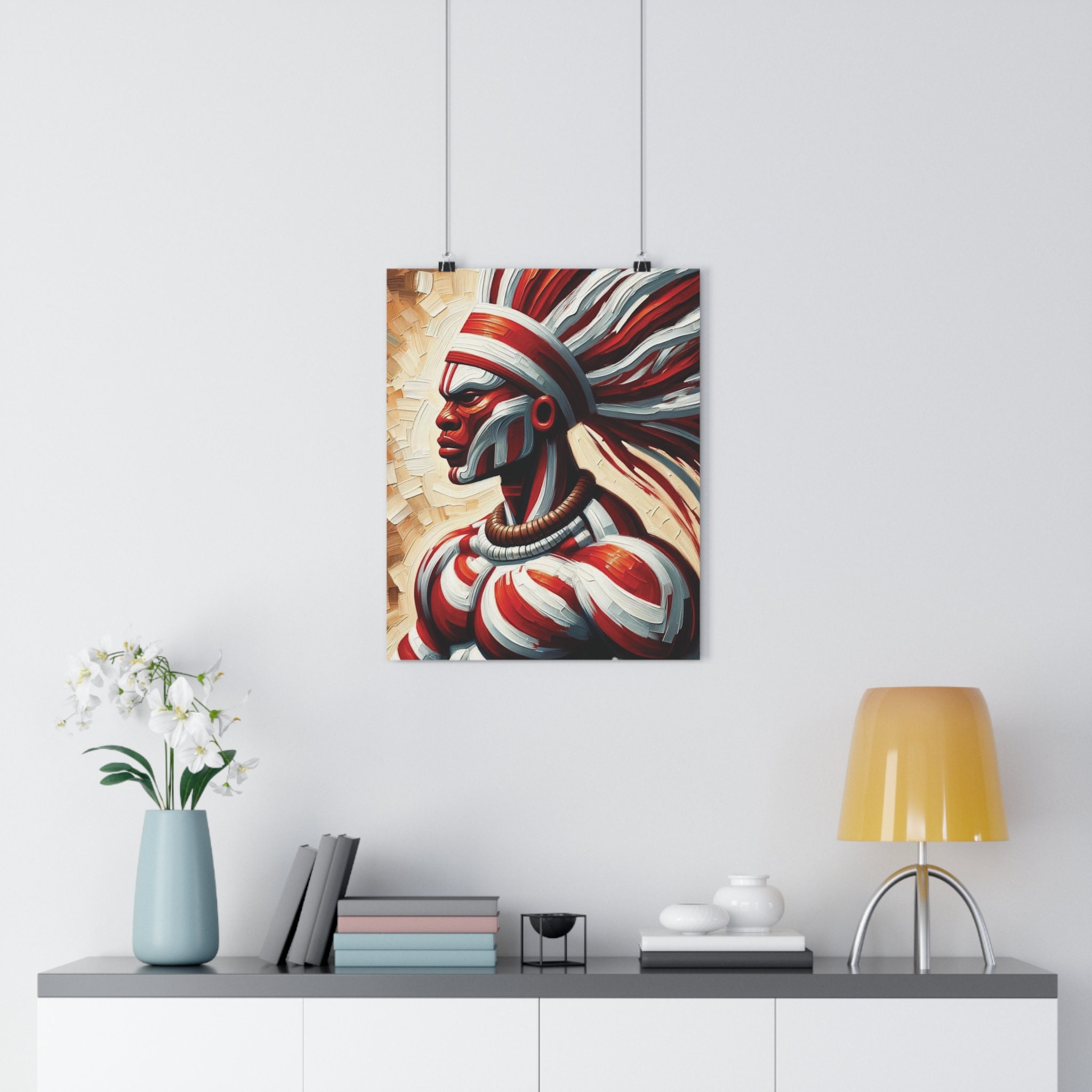 Shango African Orisha Yoruba Art spiritual Art African Art Oil Painting ...