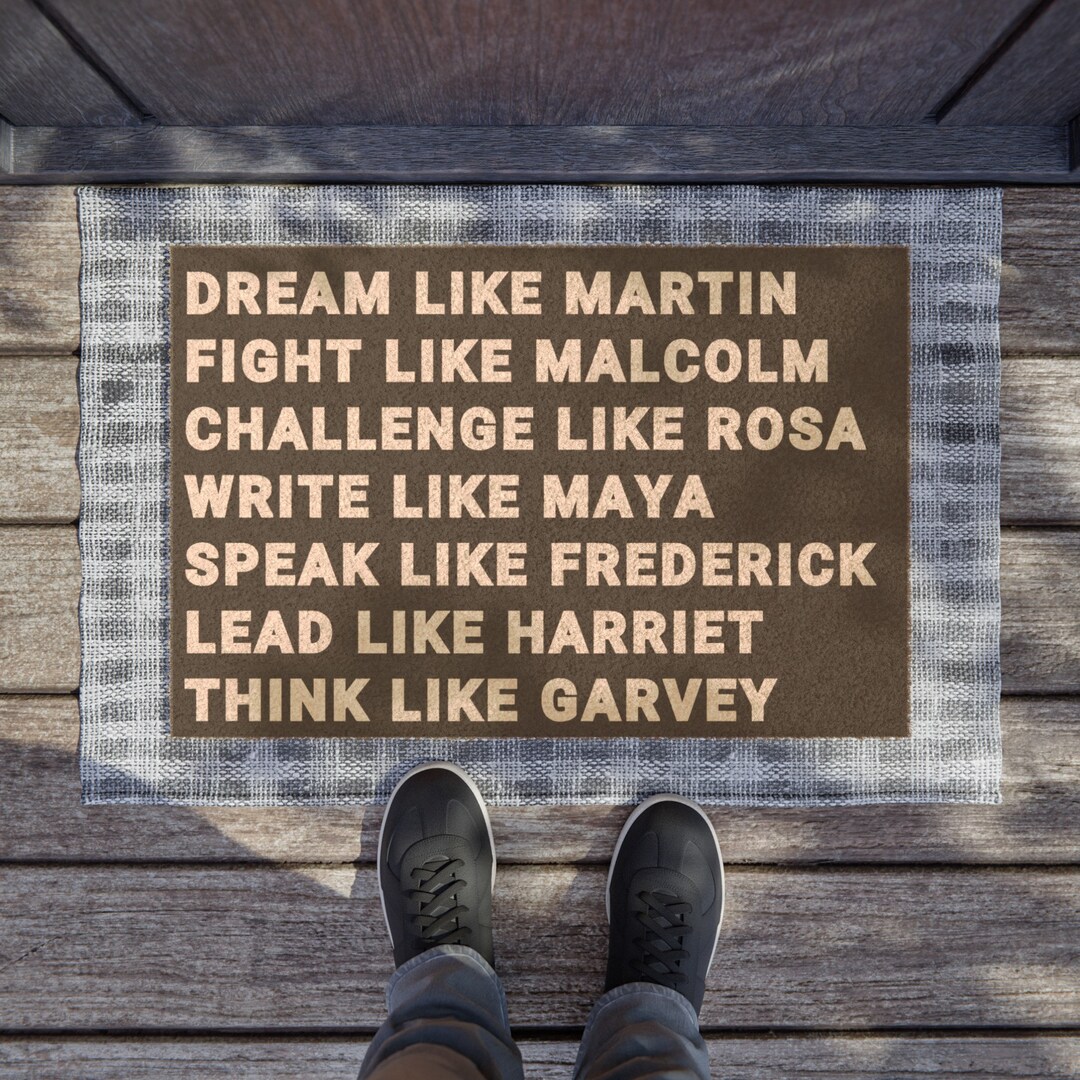 Dream Like Martin Doormat Social Justice American History Black History ...