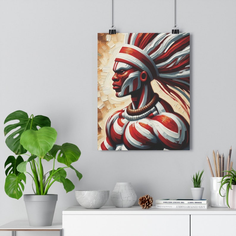 Shango African Orisha Yoruba Art spiritual Art African Art Oil Painting ...