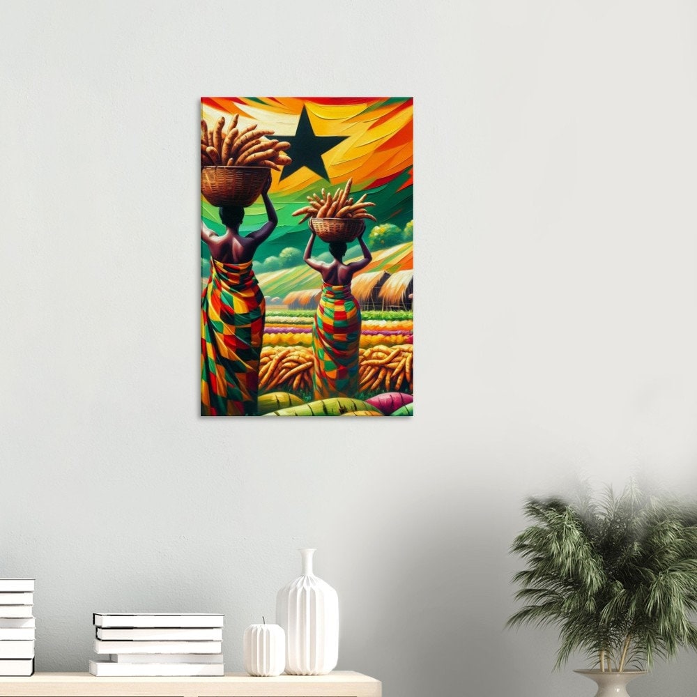 Ghana Art Women | African Art | FINE ART | Eclectic Art| Black Art ...