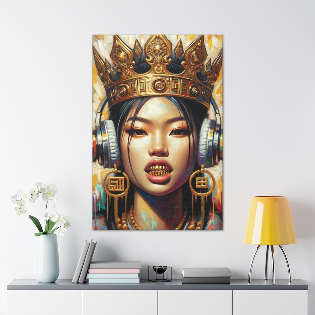 Urban Queen Suburban Queen Art 5 Bright Color Portrait Art Vibe Street ...