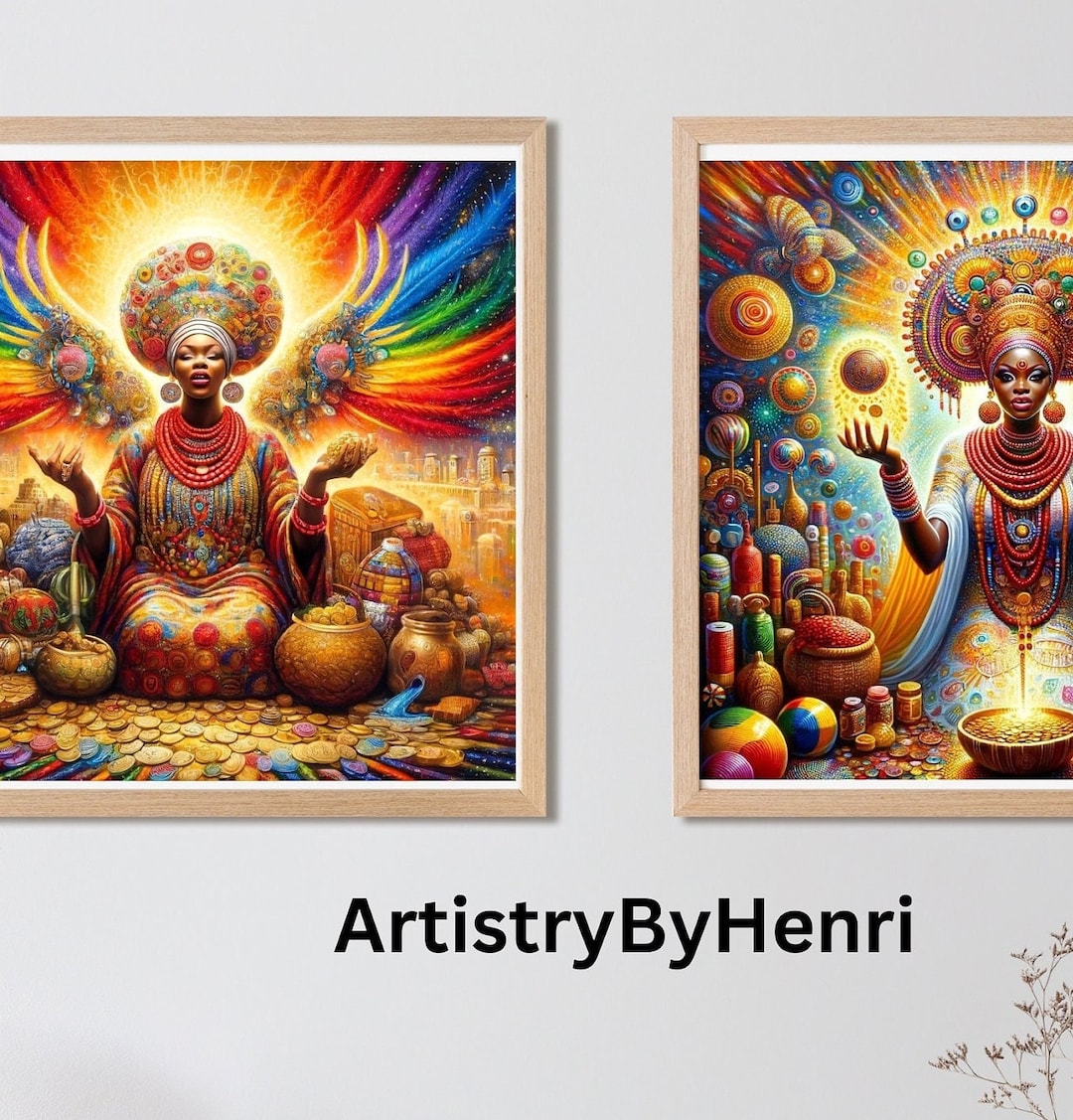 Aje - Two Images of Aje - Spiritual and Historical Cultural Artwork ...