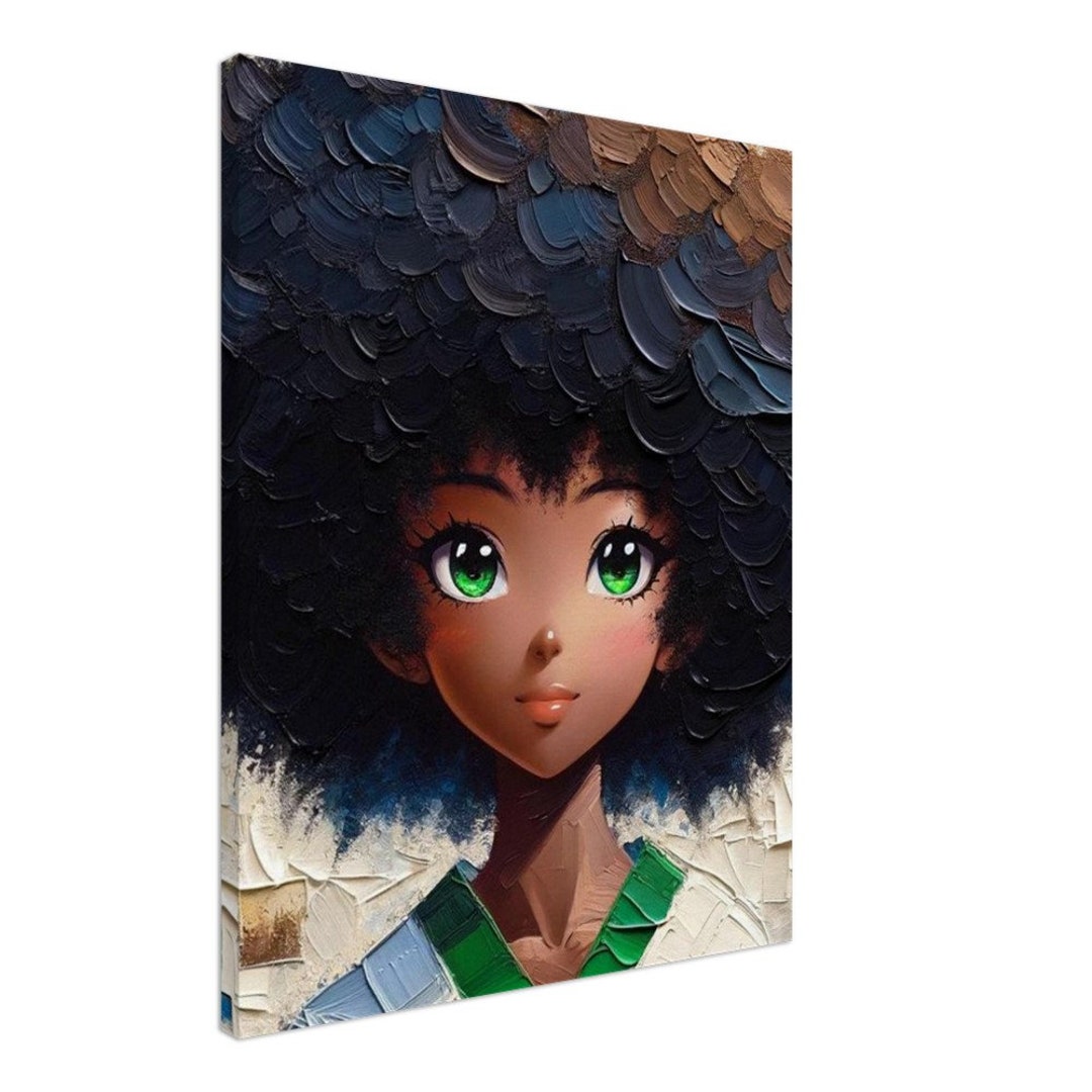 Anime Nigerian Yoruba Woman | Nigeria Art | Africa Art | Anime ...