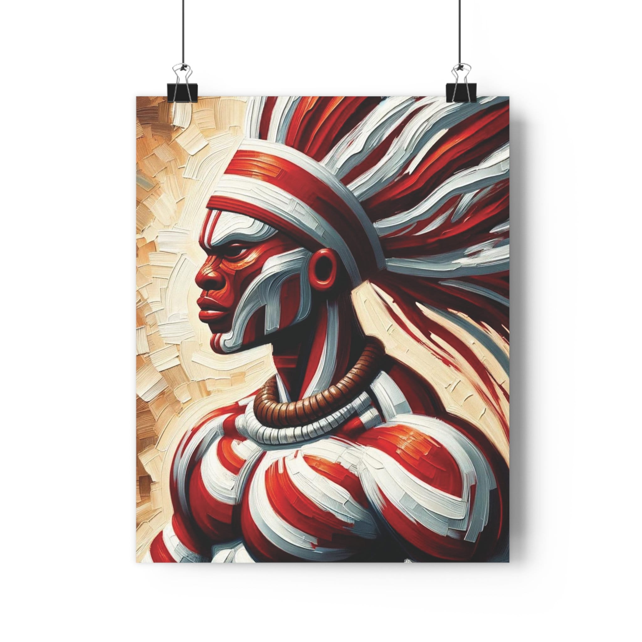 Shango African Orisha Yoruba Art spiritual Art African Art Oil Painting Fine Art Museum Quality ...