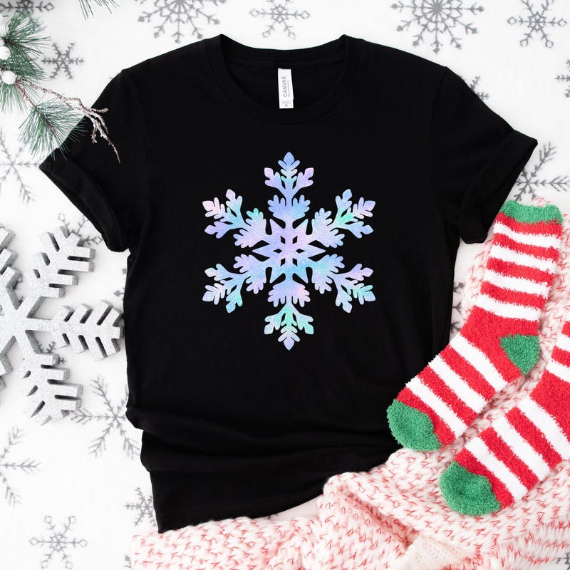 Snowflake Shirt - Etsy