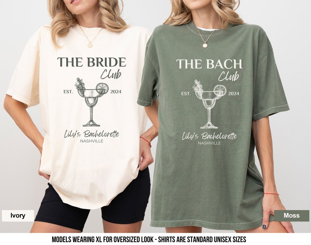 The Bach Club Shirt the Bride Club Bachelorette Party Custom Location ...