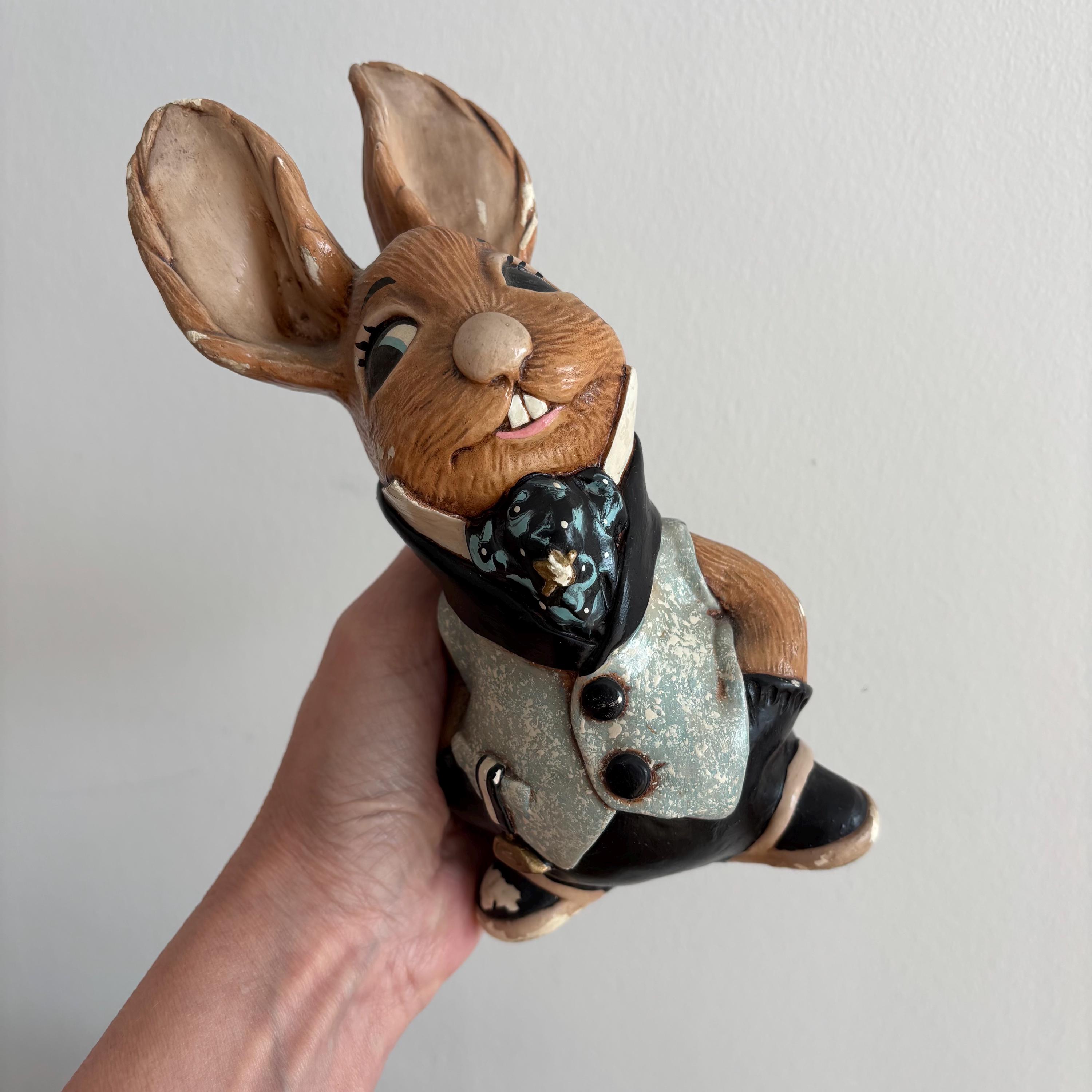 Vintage Pendelfin Rabbit Figurine Set of 3 – Hand-painted by Walmsley ...