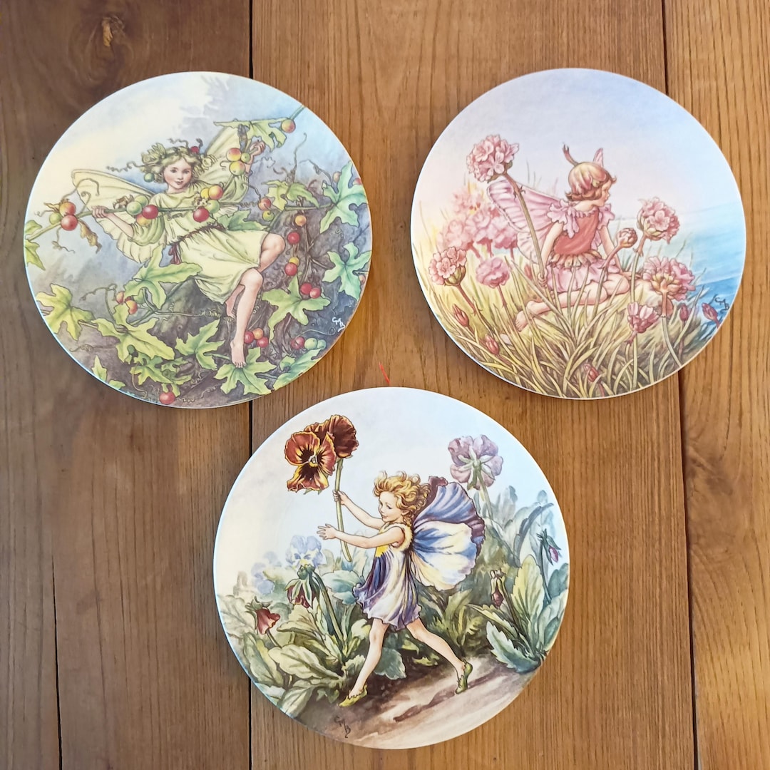 Decorative Plates Set - Flower Fairies by Cicely Mary Barker | Wedgwood ...