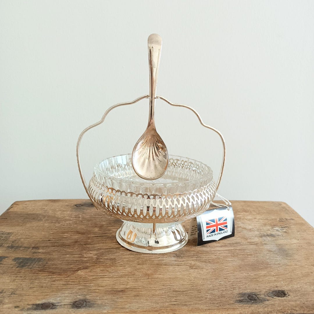 Vintage Mayell & Co Silver Plated Bowl: Queen Anne Design, Made in ...