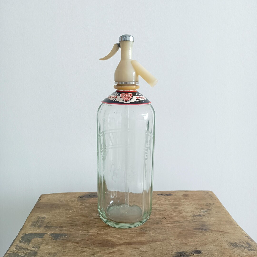 Vintage Soda Water Bottle Glass | Antique Carbonated Water Bottle ...