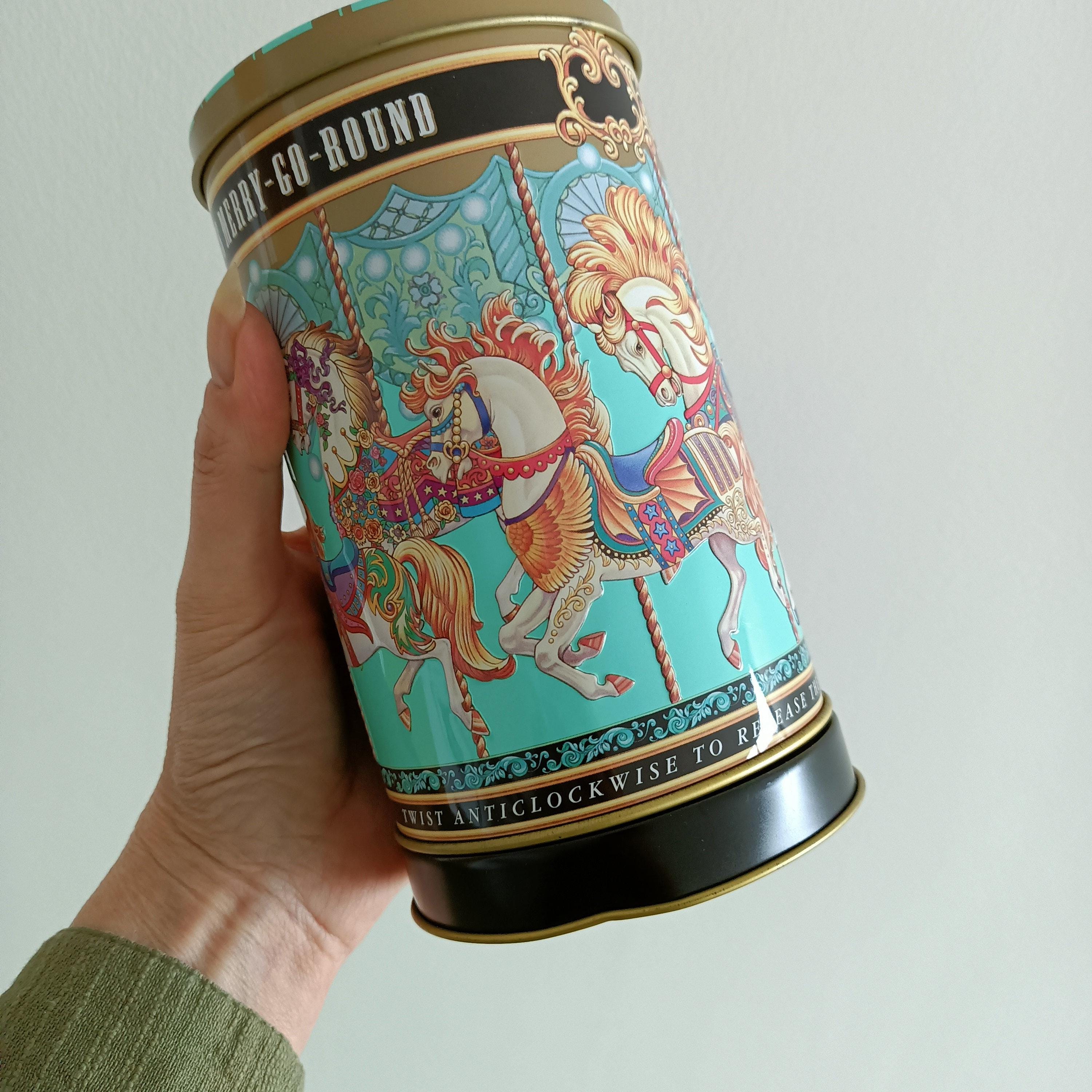 Vintage Musical Tin, Carousel Tin Storage: Fortnum & Mason's Merry Go ...