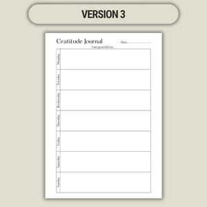 Weekly Gratitude Journal Printable Template for Personal Growth Instant ...