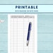 Printable Checkbook Register Transaction Tracker for Personal and Small ...