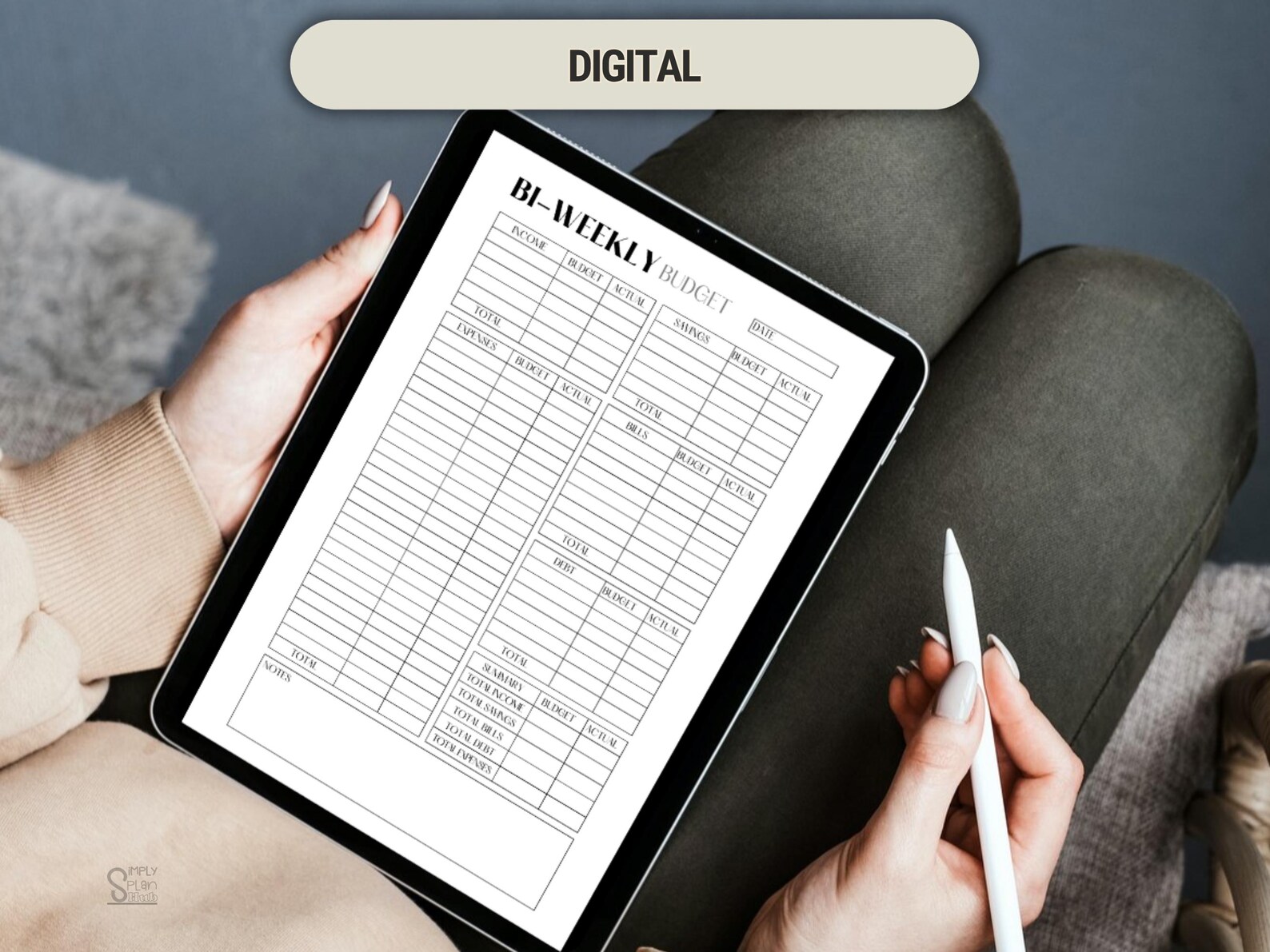 Bi-weekly Budget Planner Printable: Personal Finance Template (digital ...